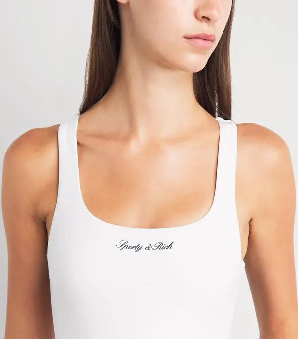 Sporty & Rich Logo Court Mini Dress