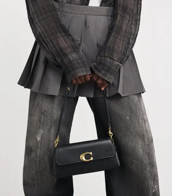 COACH Leather Jet Shoulder Bag