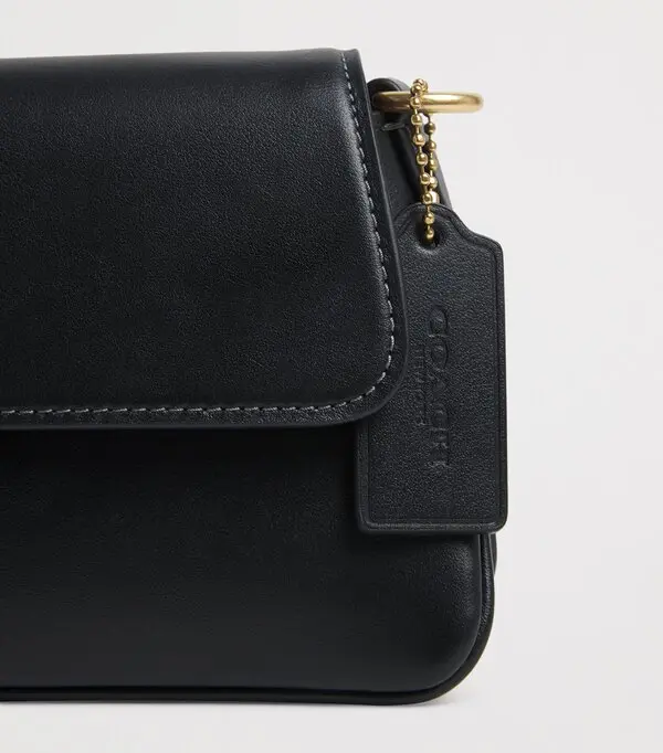 COACH Leather Jet Shoulder Bag