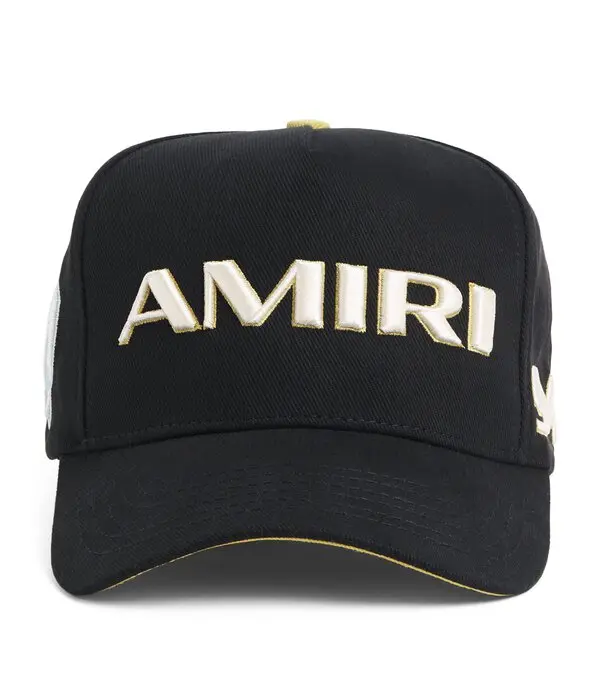 Amiri Cotton World Cup Baseball Cap - Black