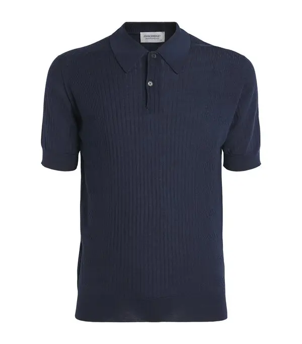 John Smedley Extra Fine Merino Wool Croall Polo Shirt