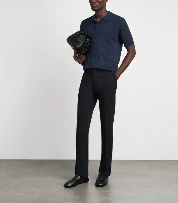 John Smedley Extra Fine Merino Wool Croall Polo Shirt