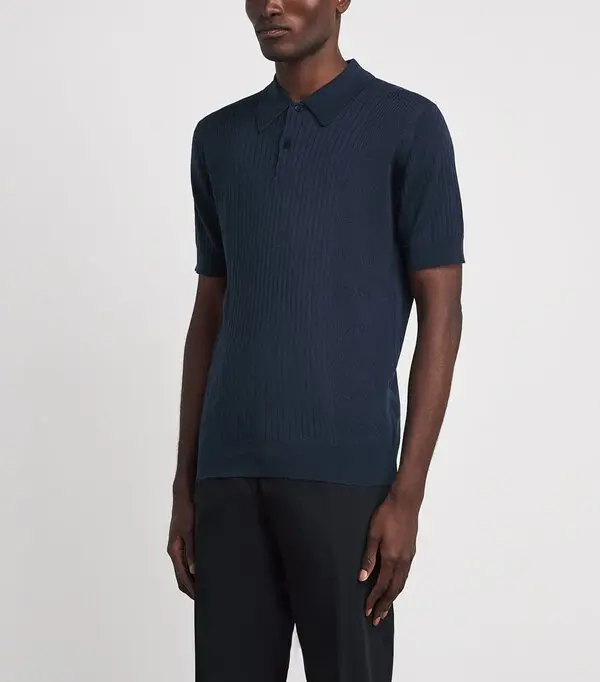 John Smedley Extra Fine Merino Wool Croall Polo Shirt