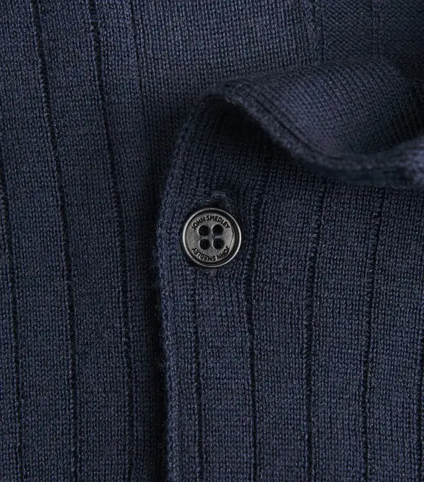John Smedley Extra Fine Merino Wool Croall Polo Shirt