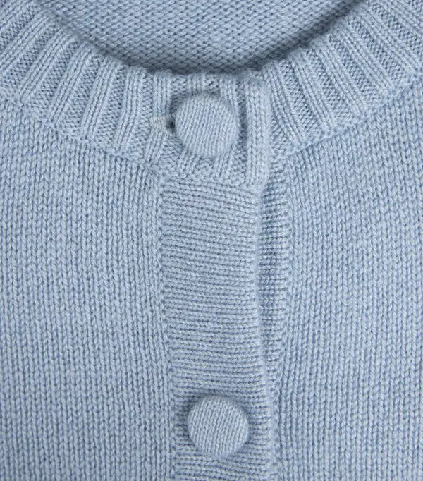 Agnona Cashmere Lipstick Cardigan - Blue
