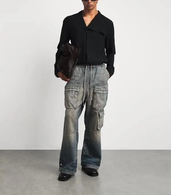 Amiri Cargo Wide-leg Jeans