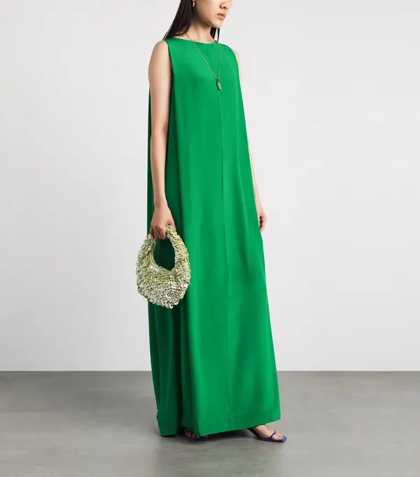 Staud Silk Dalia Maxi Dress