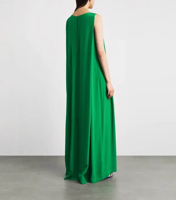Staud Silk Dalia Maxi Dress