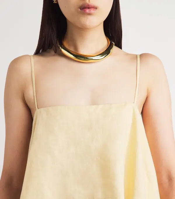 Staud Linen Valencia Maxi Dress