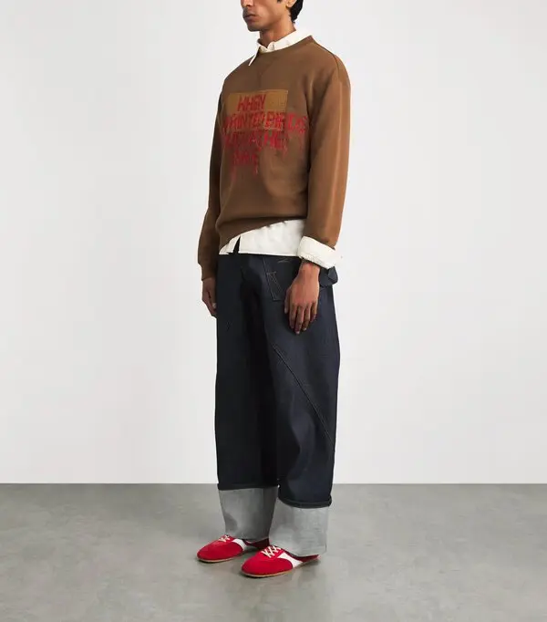 JW Anderson X Patrick Carroll Painted Birds Sweatshirt