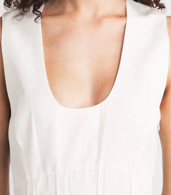 RÓHE Cotton Poplin Sculptural Midi Dress