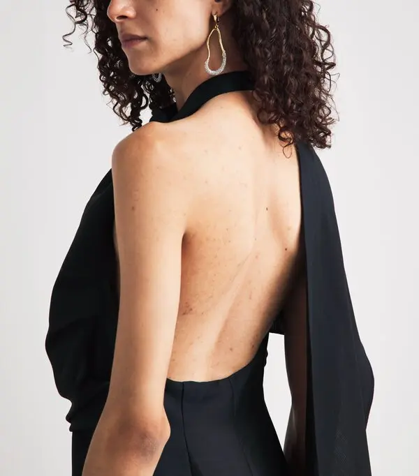 RÓHE Draped Open-back Maxi Dress
