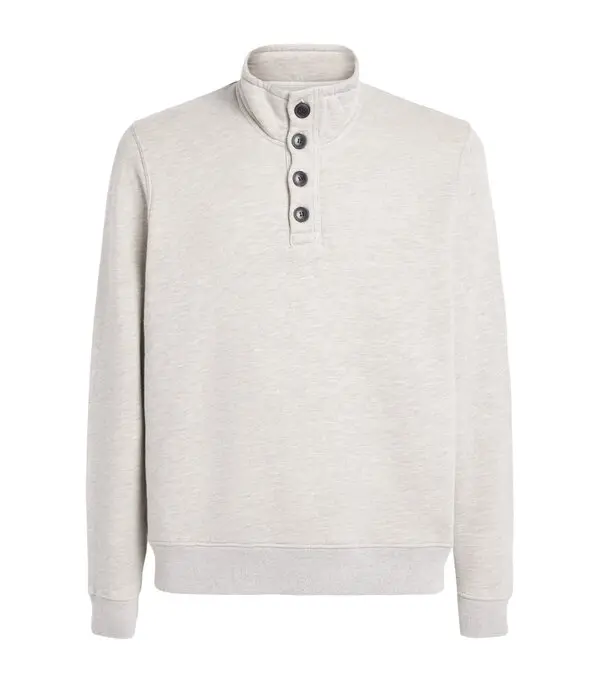 Citizens Of Humanity Half-button Sweatshirt - Grey