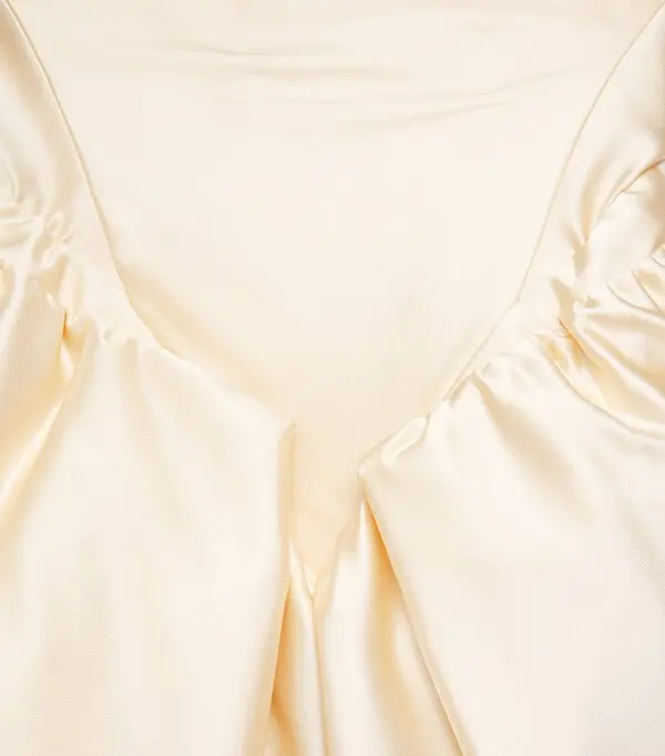 VIVIENNE WESTWOOD Satin Lady Corset Midi Dress