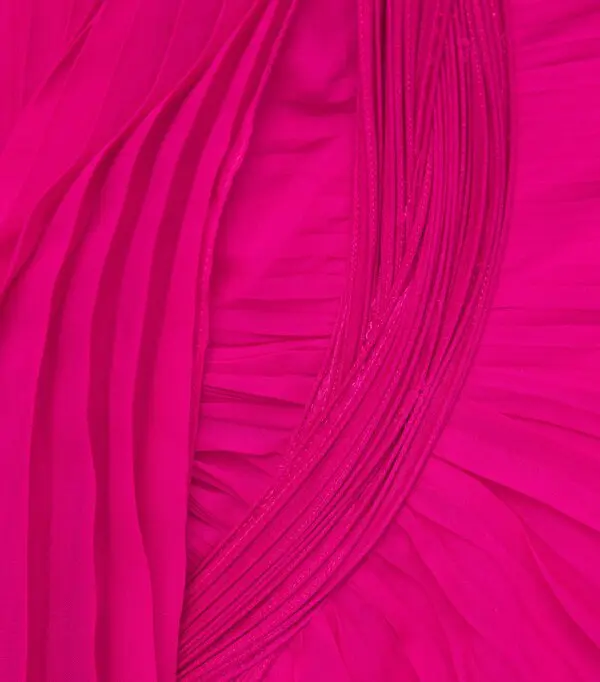GAURAV GUPTA Pleated Cape Freya Gown