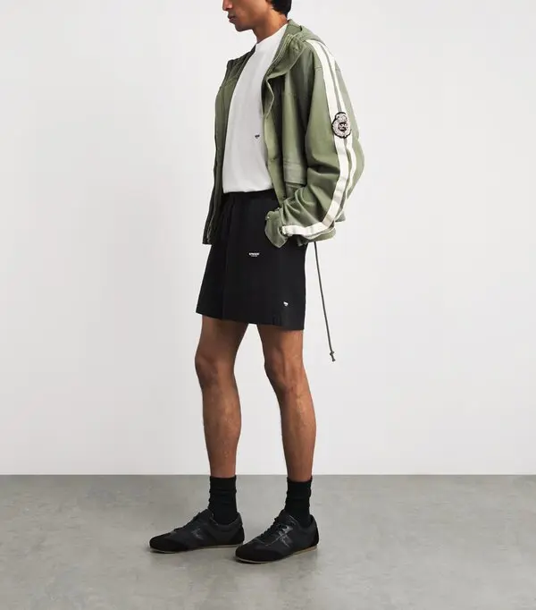 REPRESENT Cotton Mesh Owners Club Shorts - Black