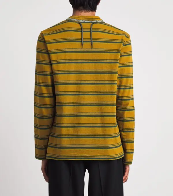 CRAIG GREEN Stripe Lace Long-sleeve T-shirt