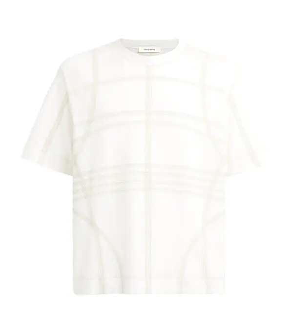 CRAIG GREEN Cotton Pattern T-shirt - White