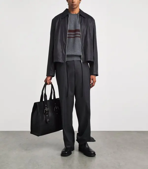 CRAIG GREEN Wool Felt Stripe Sweater