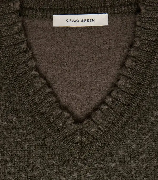CRAIG GREEN Wool-blend Sweater Vest