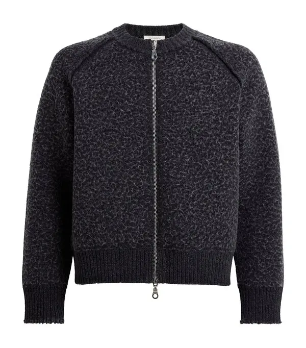 CRAIG GREEN Wool-blend Zip-up Sweater