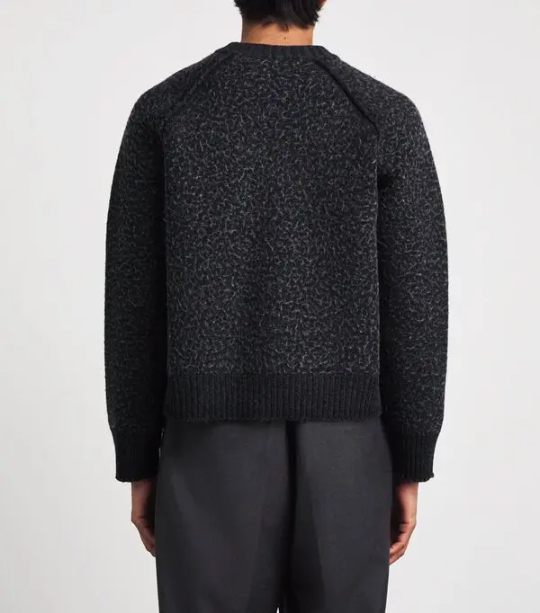 CRAIG GREEN Wool-blend Zip-up Sweater