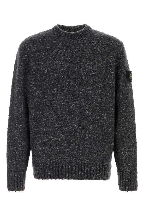 Stone Island Powder Cotton Ribbed Sweater