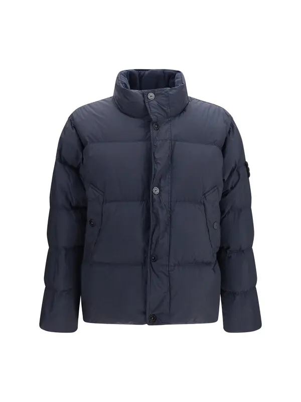 Stone Island Quilted High-neck Puffer Jacket