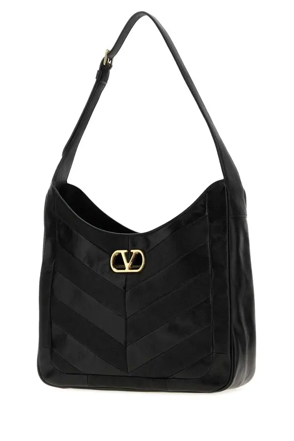 Valentino Garavani Leather Vlogo Signature Shoulder Bag