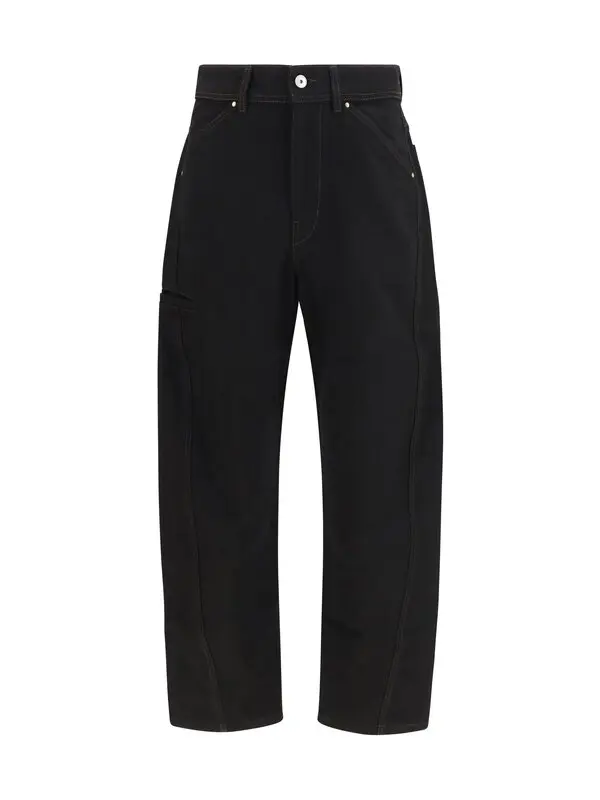 LEMAIRE Twisted Workwear Pants - Black