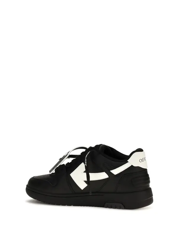Off-White Out Of Office" Leather Sneakers - Black