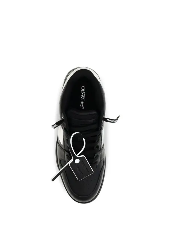 Off-White Out Of Office" Leather Sneakers - Black