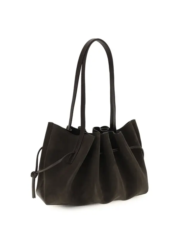 Yuzefi Scallop Shoulder Bag - Brown