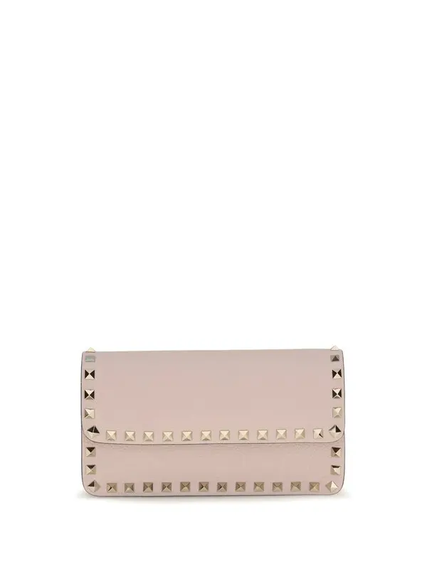 Valentino Garavani Rockstud Chain Wallet - Pink