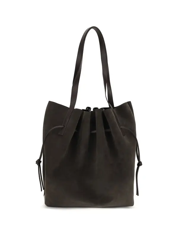 Yuzefi Suede Shoulder Bag - Brown