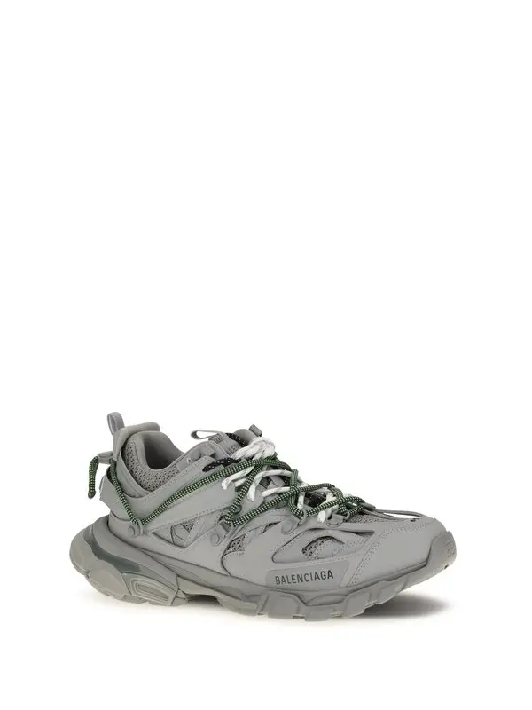 Balenciaga Track Trail Lace Up Sneakers - Gray