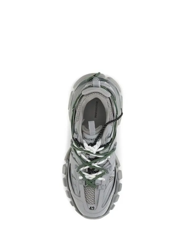 Balenciaga Track Trail Lace Up Sneakers - Gray