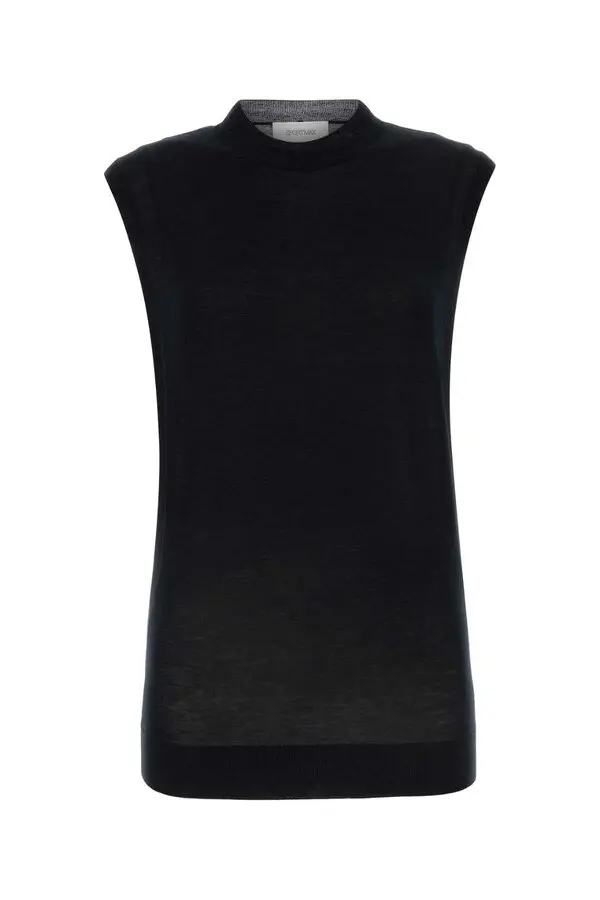 Sportmax Wool Blend Odissea Top - Black