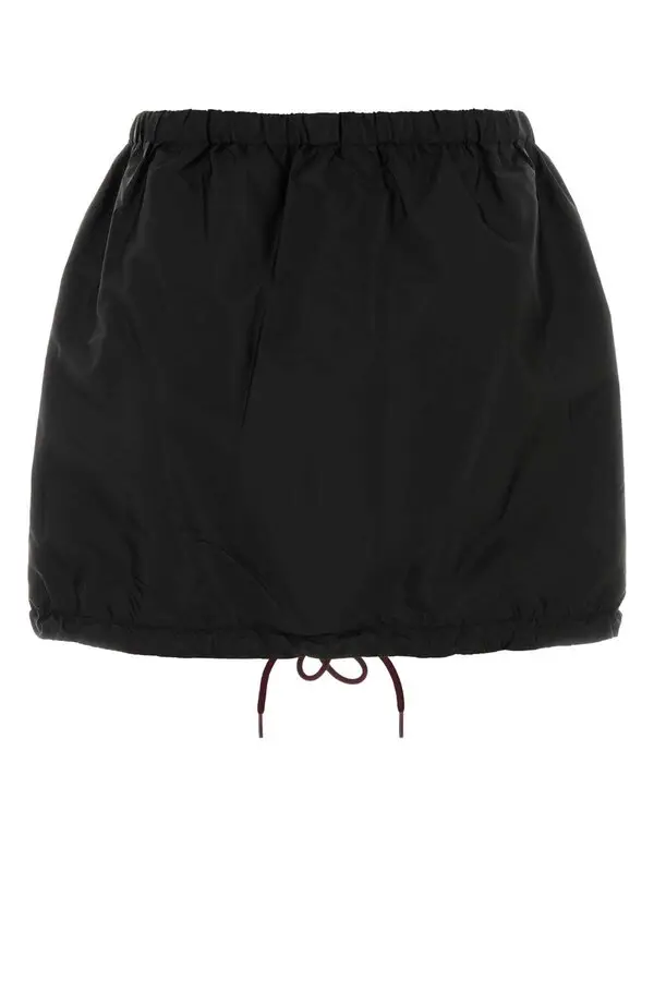 Prada Re-nylon Mini Skirt - Black