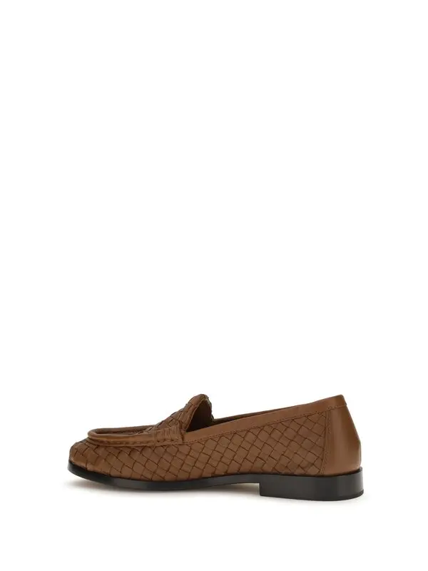 Bottega Veneta Silenzio Loafers - Brown