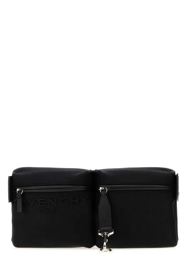 Givenchy Canvas Cargo Belt Bag - Black