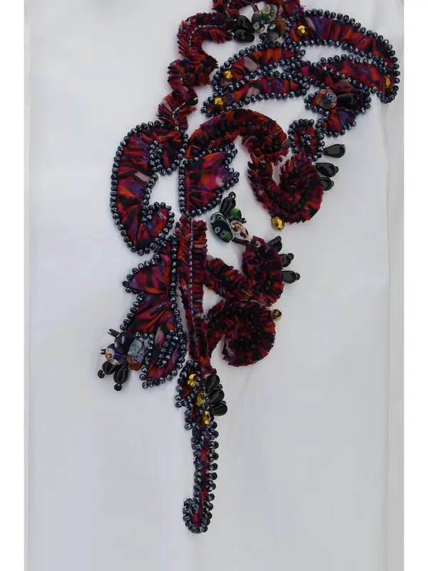 Dries Van Noten Embellished Cotton Shirt