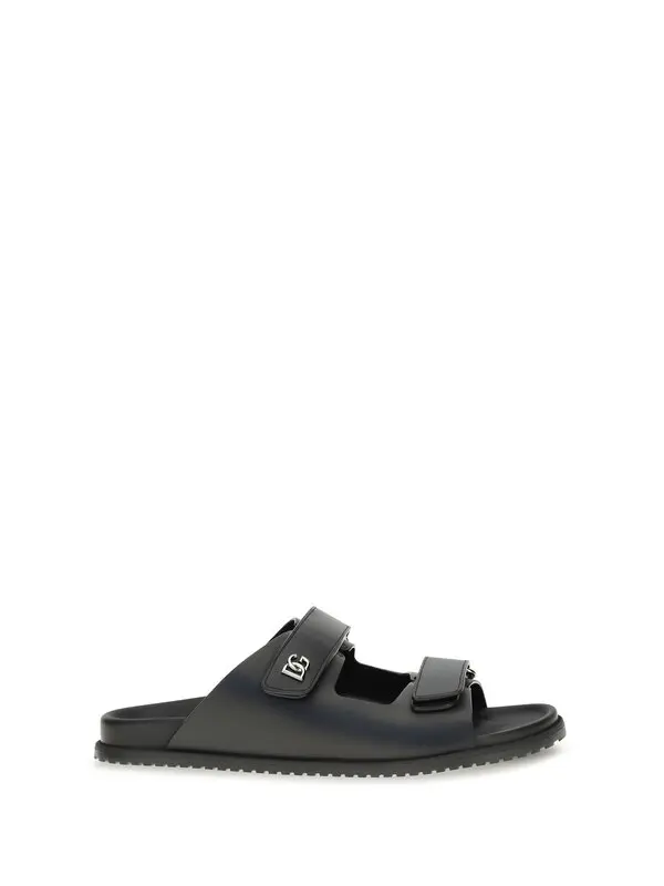 Dolce & Gabbana Calfskin Leather Sandals