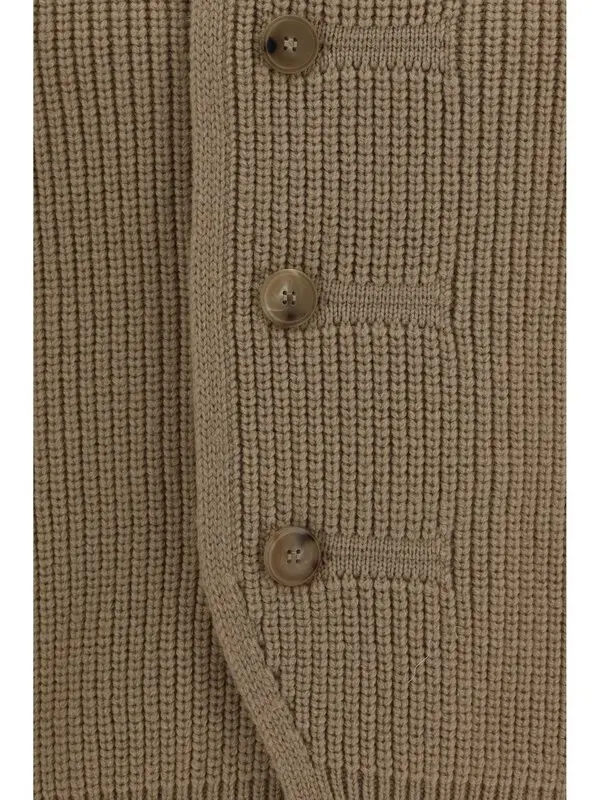 Dries Van Noten Buttoned High-neck Cardigan