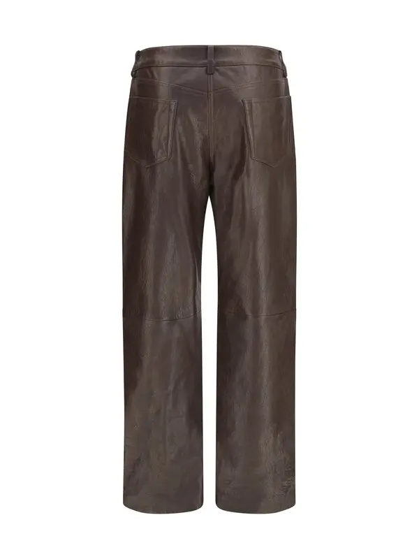 Magda Butrym Straight-leg Leather Pants