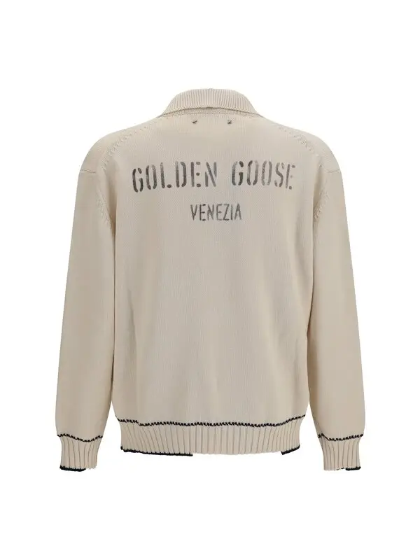 GOLDEN GOOSE Rindley Polo With Logo Print