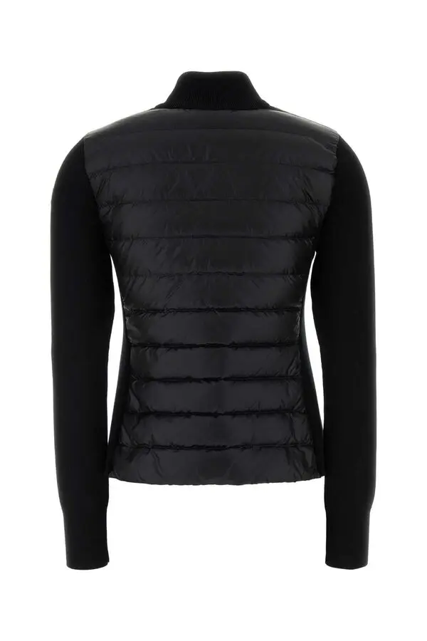 Moncler Nylon And Wool Cardigan