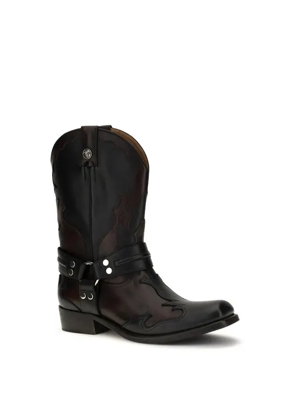 Versace Sylvester Western Boots