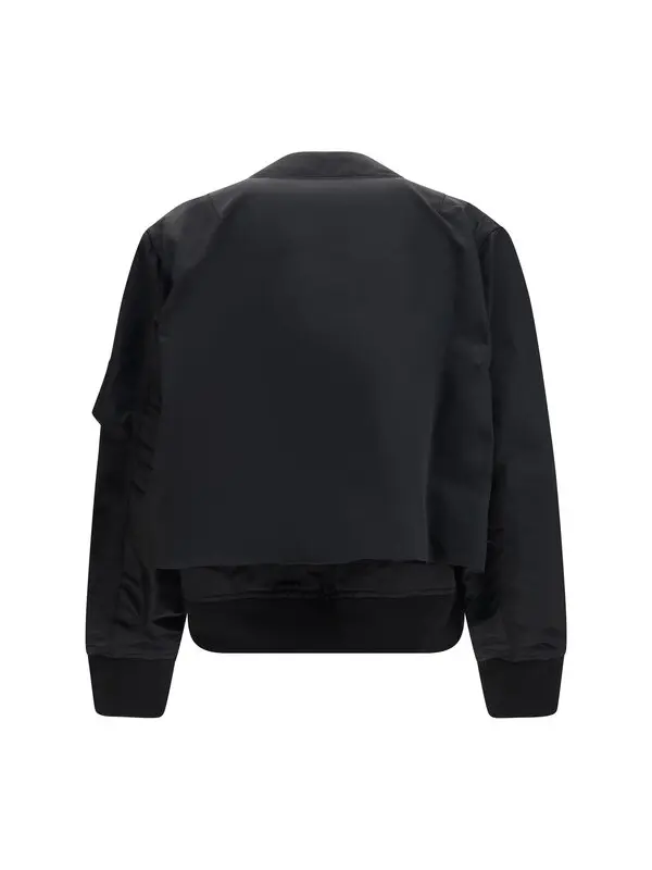 Sacai Cotton Chino And Nylon Twill Double Jacket