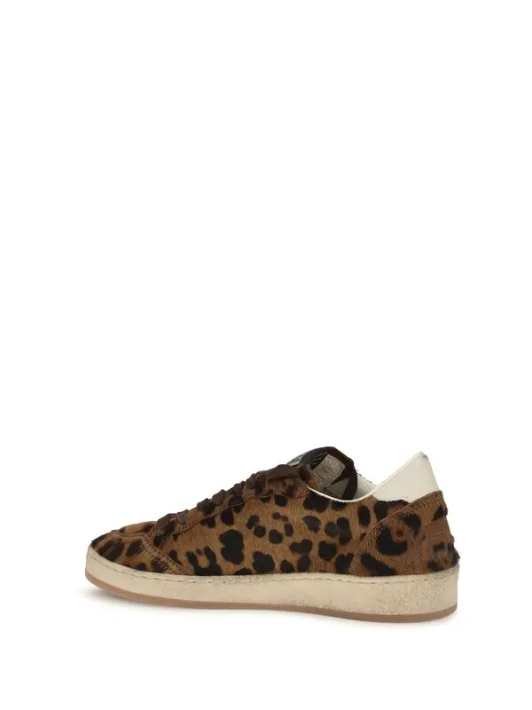GOLDEN GOOSE Ball Star Leopard Print Calf Hair Sneakers